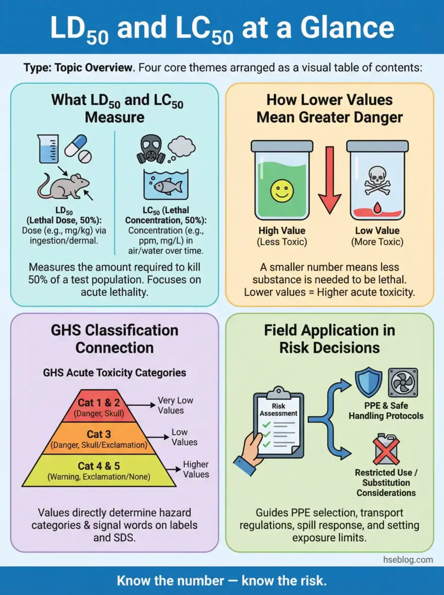 LD₅₀ and LC₅₀ Explained: Lethal Dose 50 Guide for Safety Pros